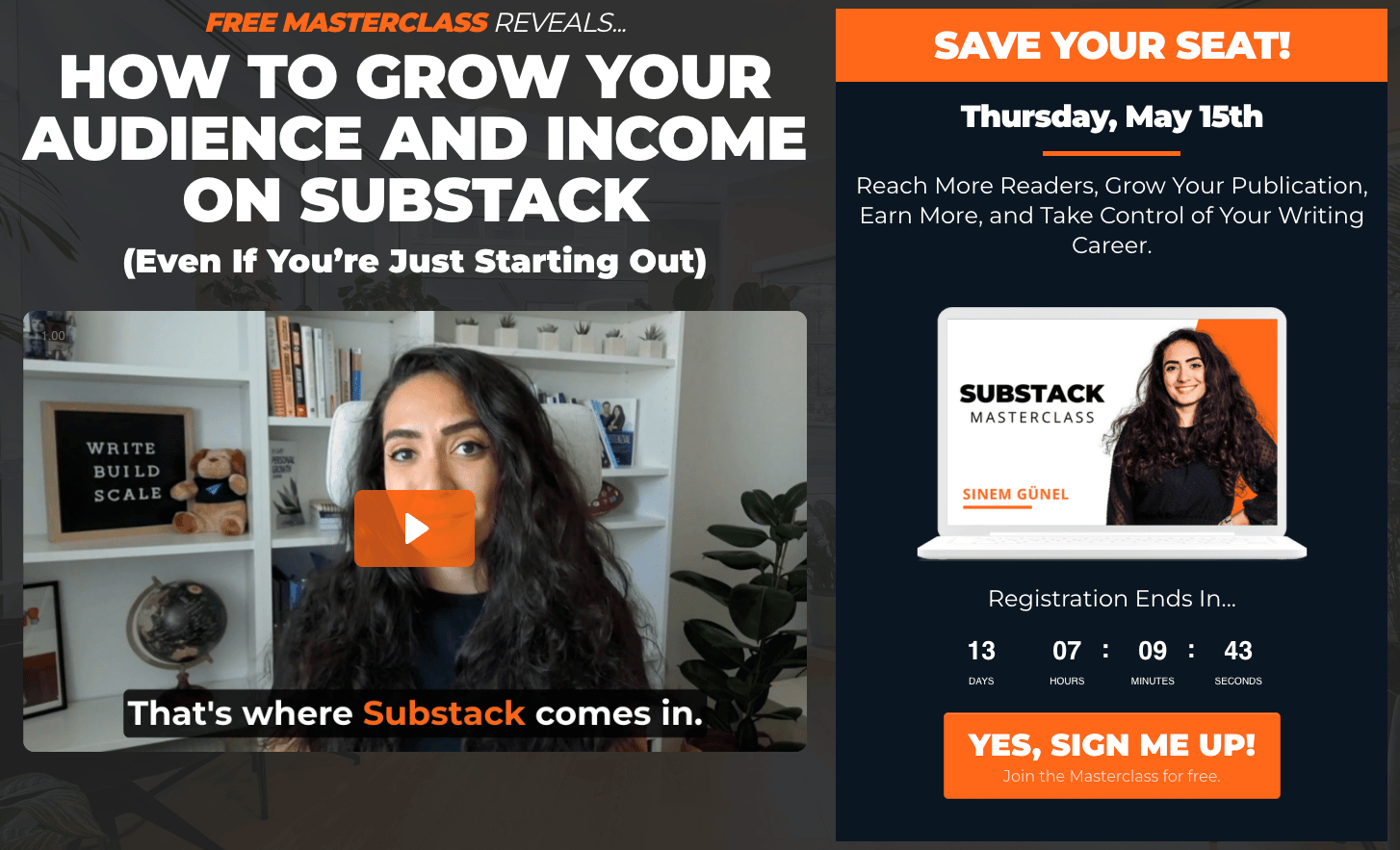 Substack Growth Masterclass