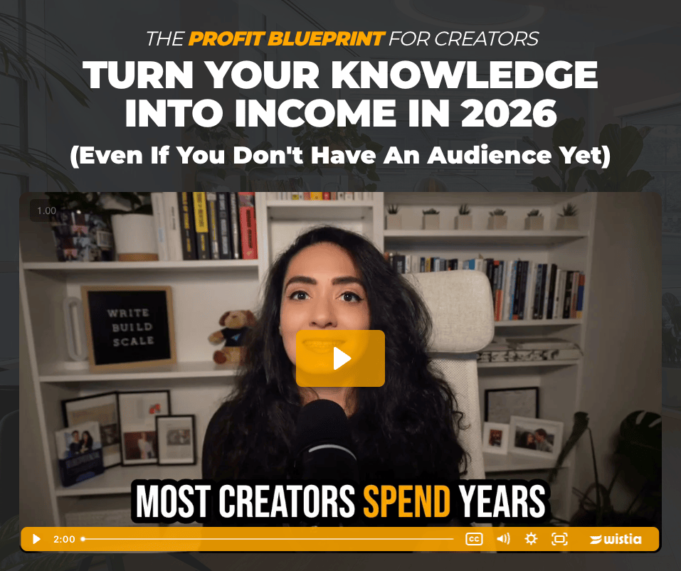 Free Training: Turn Your Knowledge Into Income in 2026