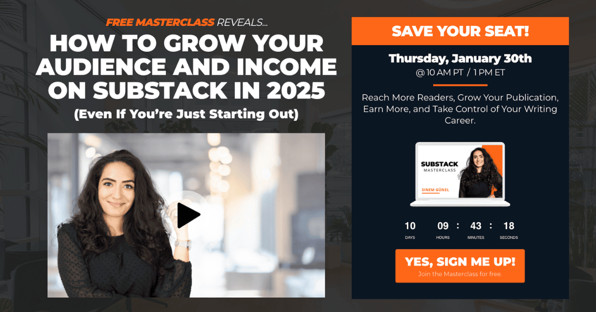 Substack Growth Masterclass
